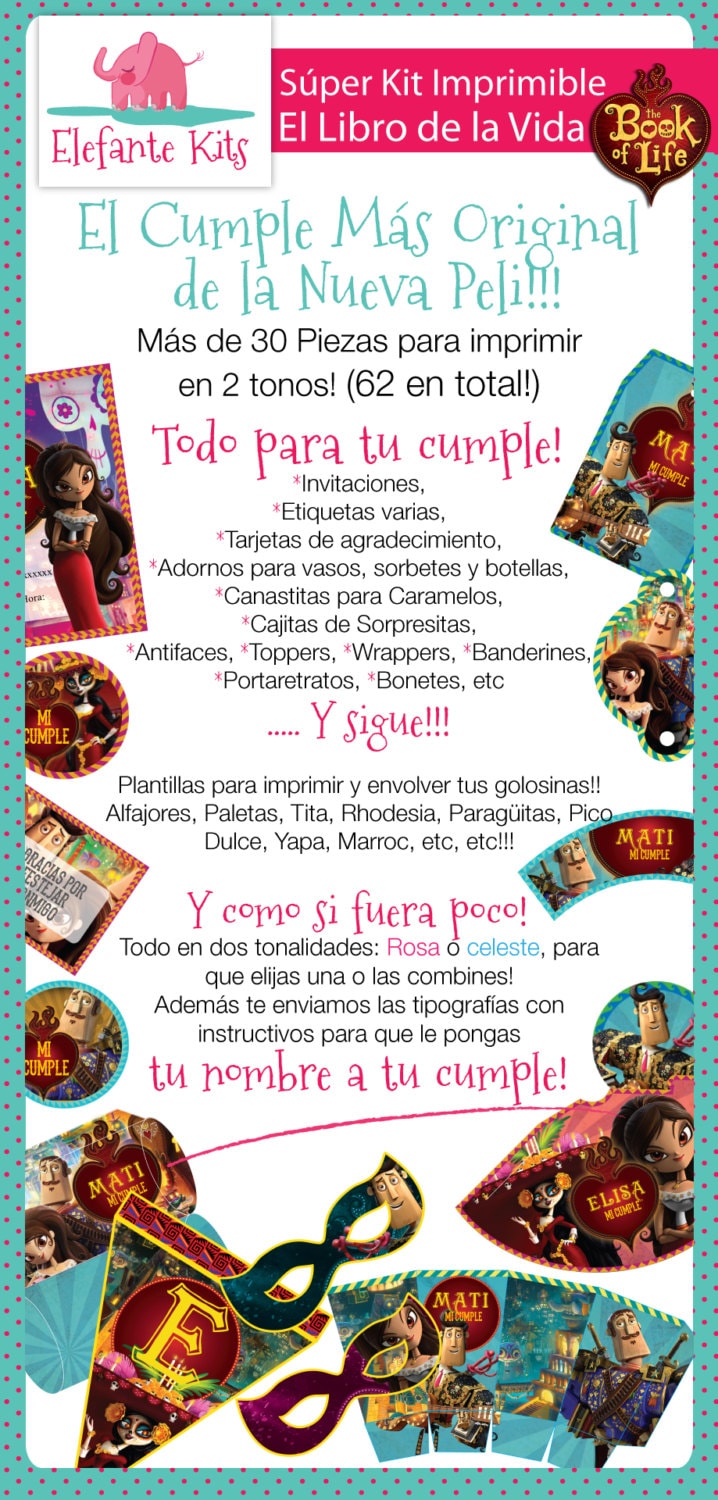 Printable Kit With Editable Text - the Book of Life - Give Your Name to ...