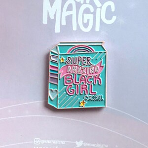 Black Girl Cereal Pin Black Girl Magic This Is Why | Etsy