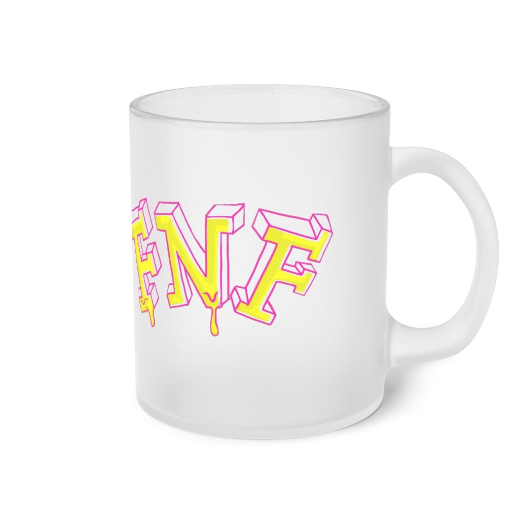 FNF Frosted Glass Mug - Etsy Ireland