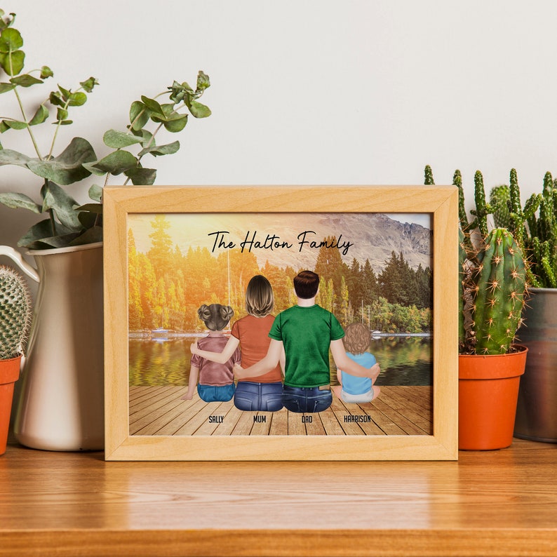 Personalised Family Print, Build Your Own Family, Custom Print ...