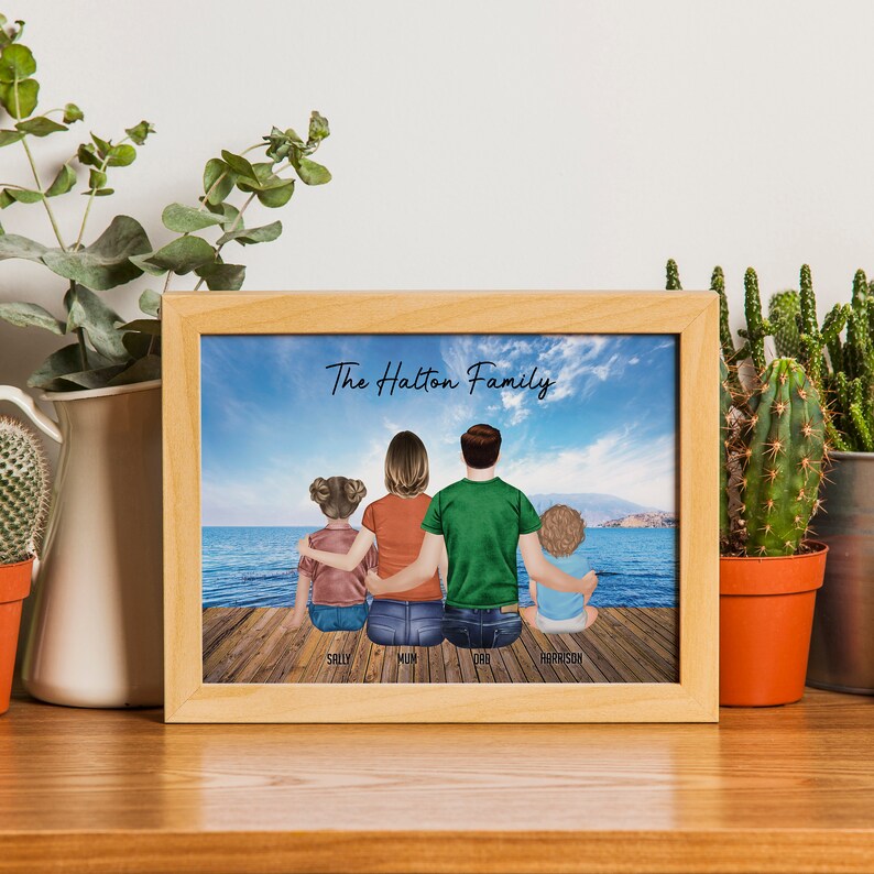 Personalised Family Print, Build Your Own Family, Custom Print ...
