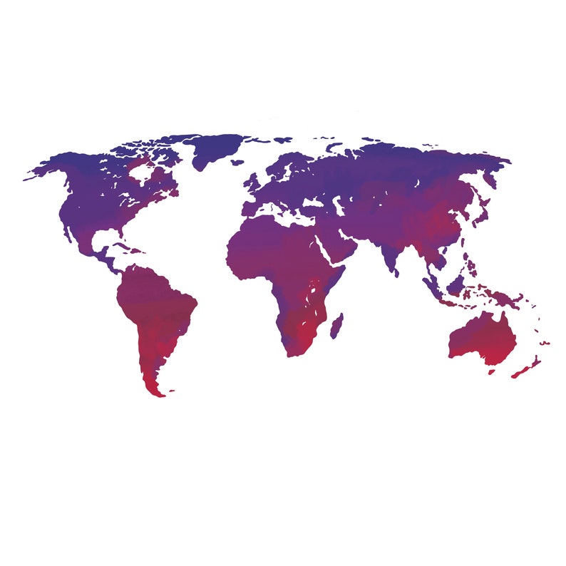 Bmp Pattern Digital Download World Map Print Purple Printable - Etsy