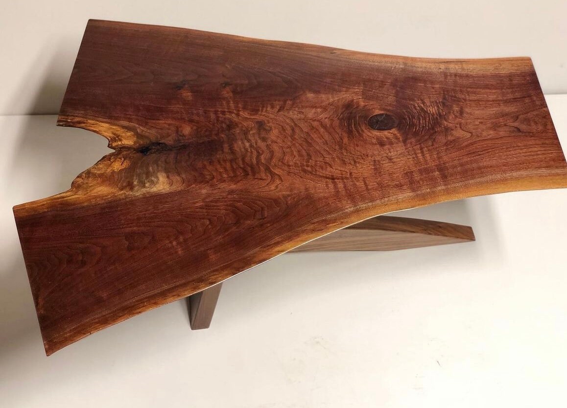 Live Edge Walnut Coffee Table - Etsy