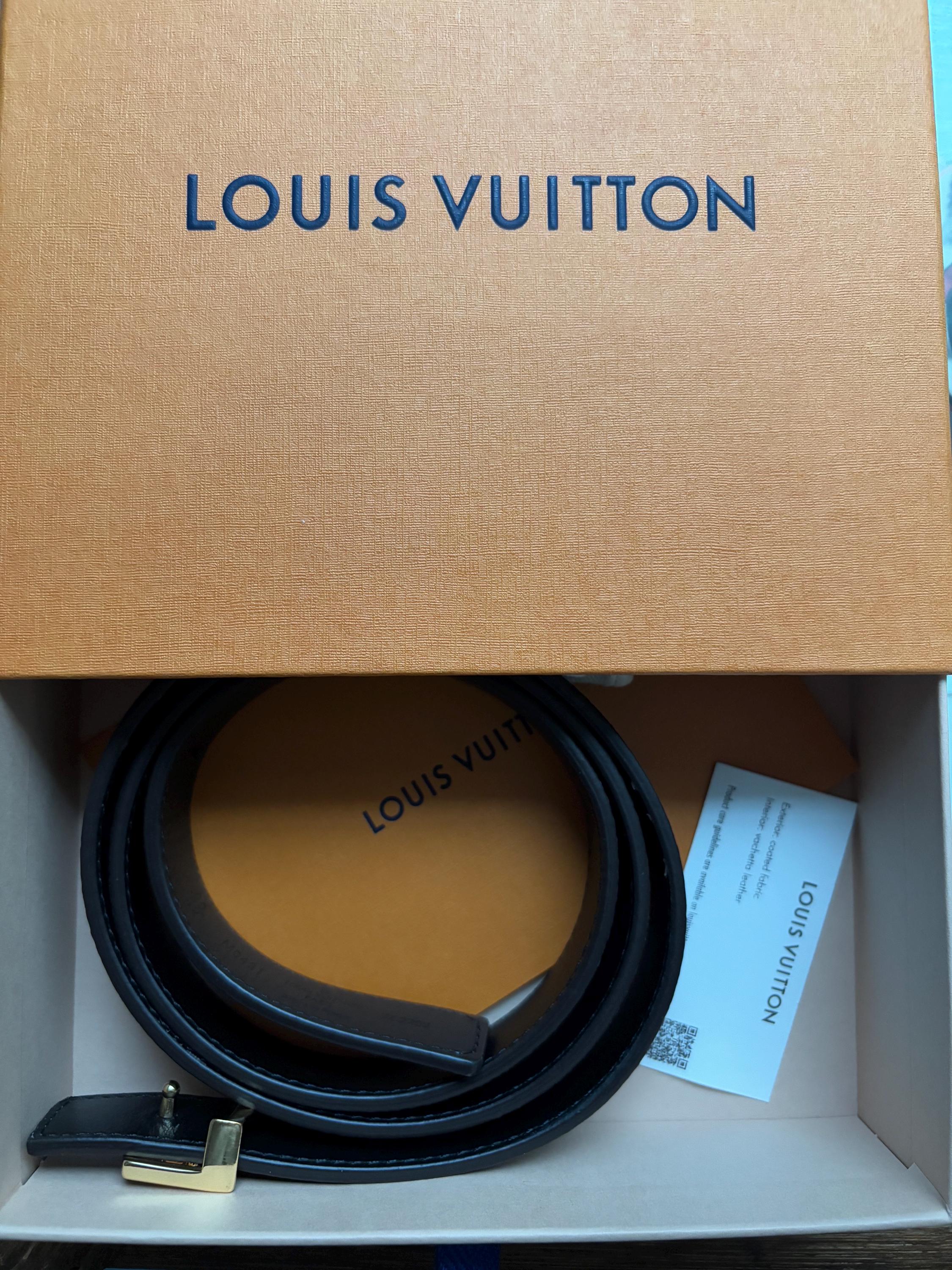 Louis Vuitton Designer Belt Logo and Reversible - Etsy