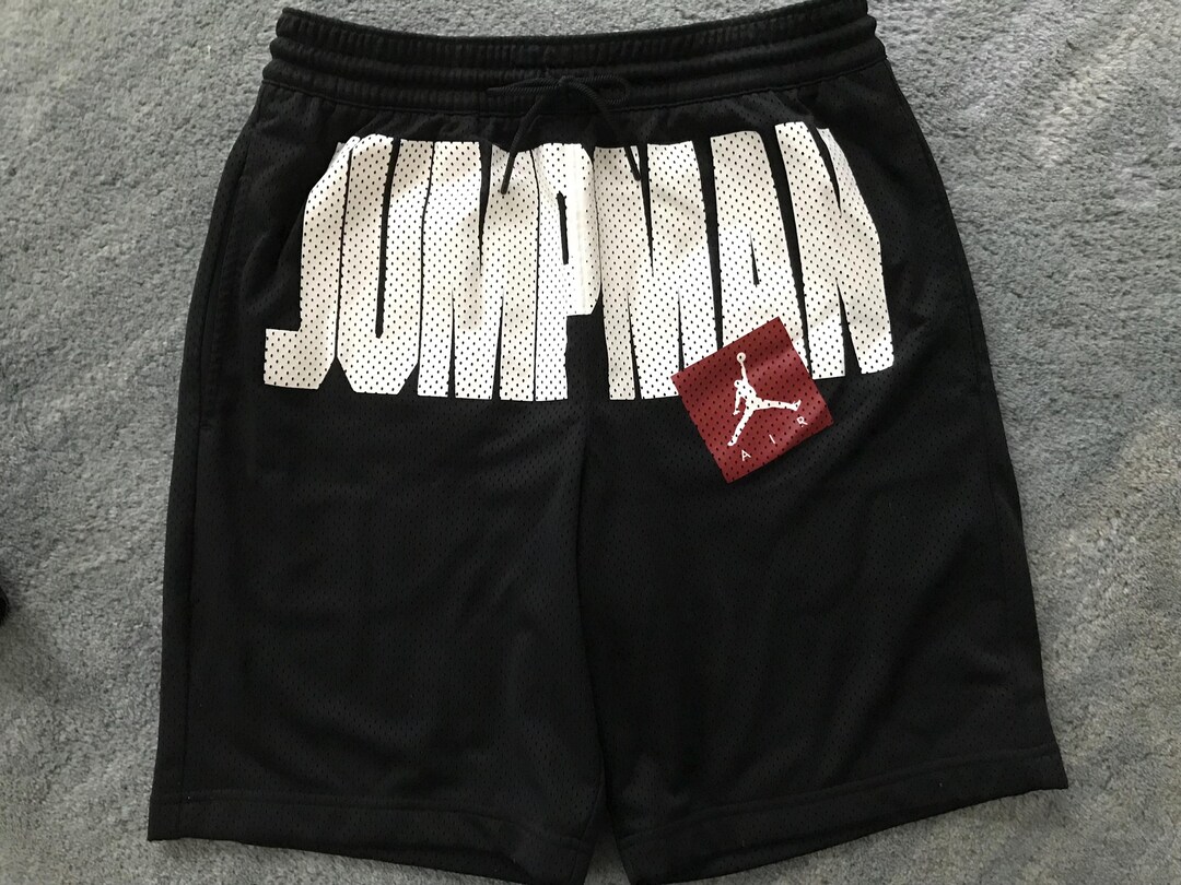 JUMPMAN Jordan Black Mesh Active Shorts - Etsy
