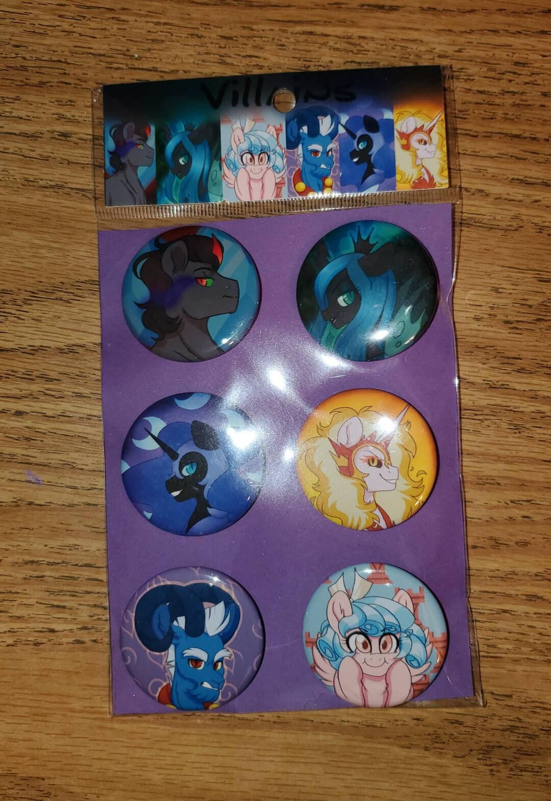MLP Villains Button Set - Etsy