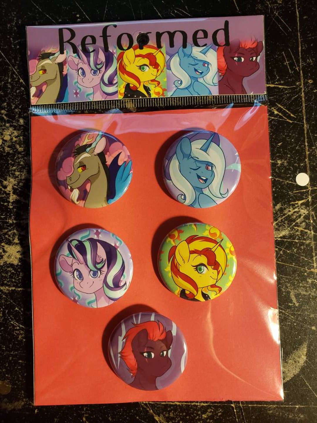 MLP Reformed Button Set - Etsy