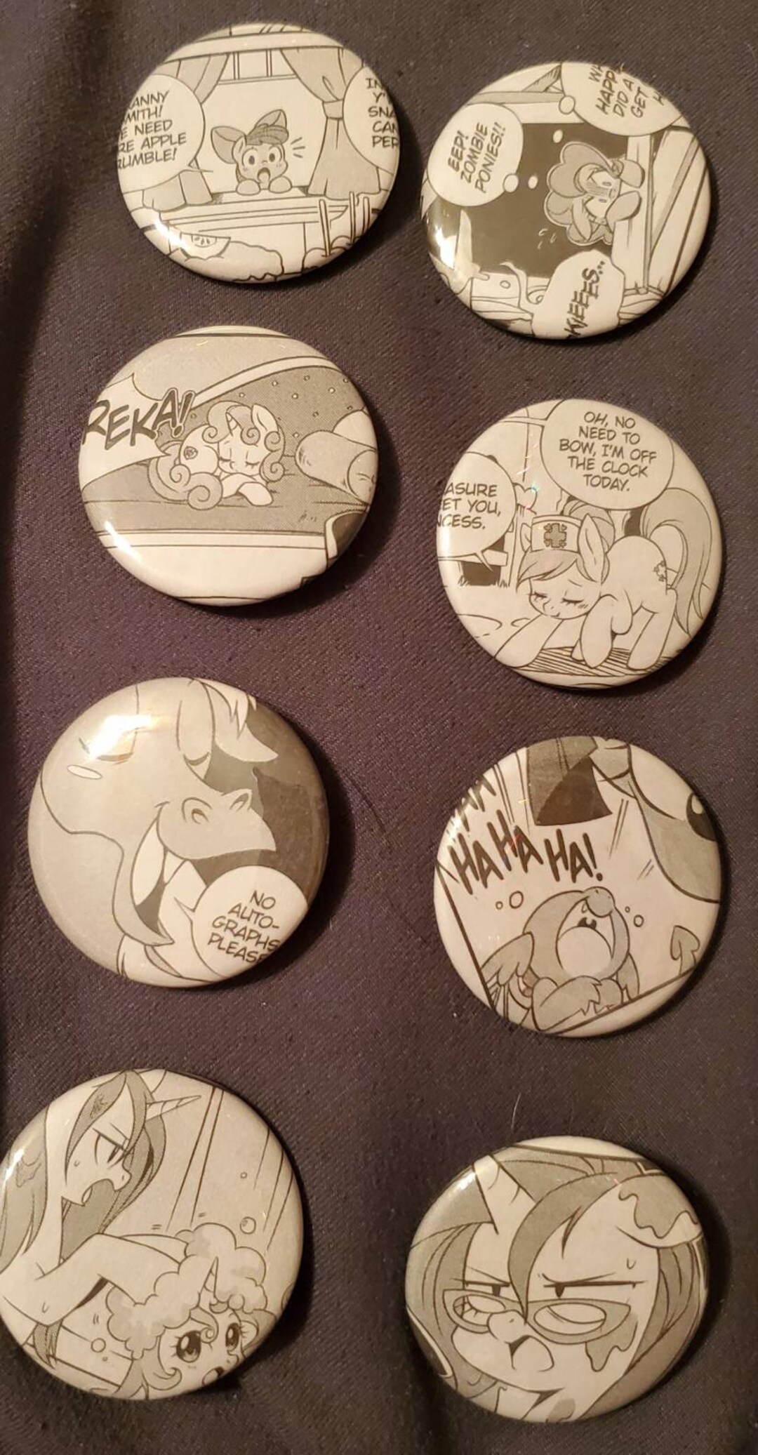 My Little Pony Manga Buttons - Etsy