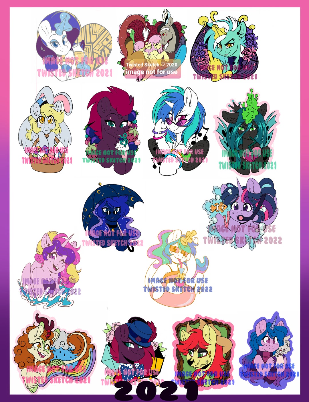 2021 Pin Club Stickers - Etsy