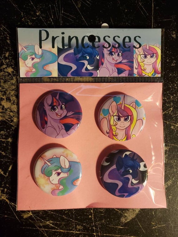 MLP Princesses Button Set | Etsy