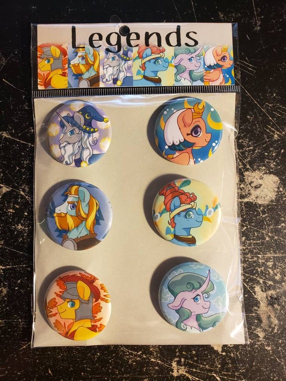 MLP Legends Button Set | Etsy
