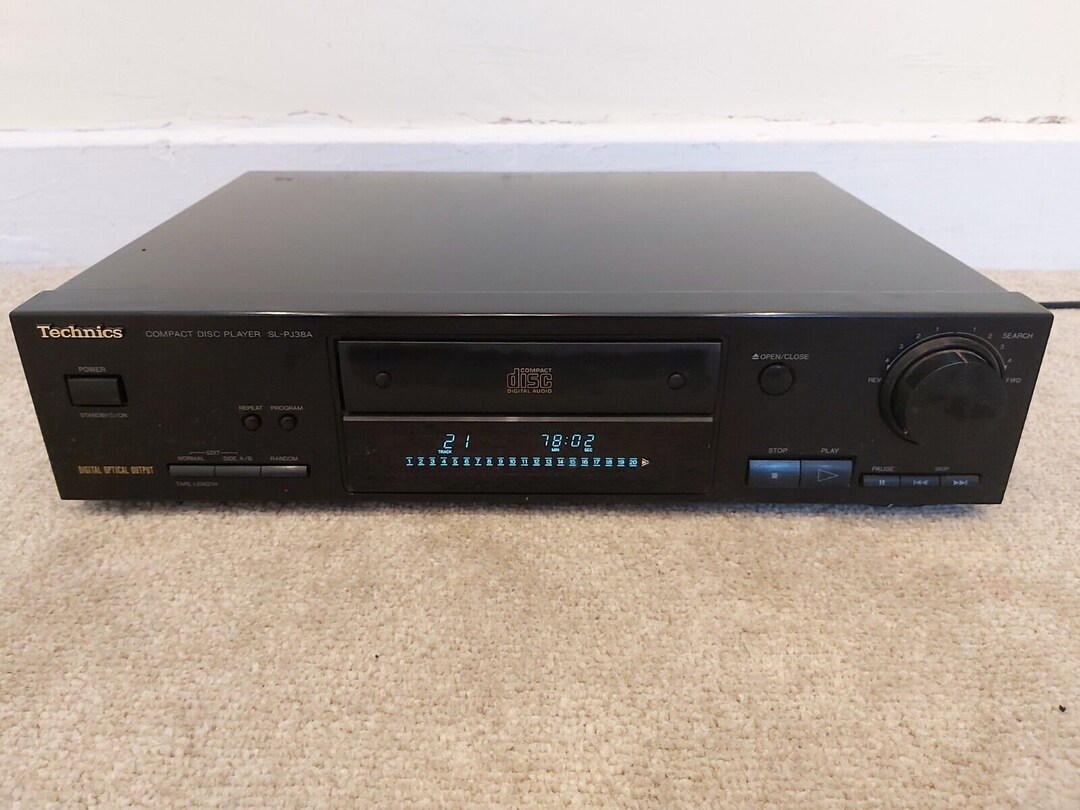 Technics SL-PJ38A Programmable Compact Disc Player 360 Series Hi Fi ...