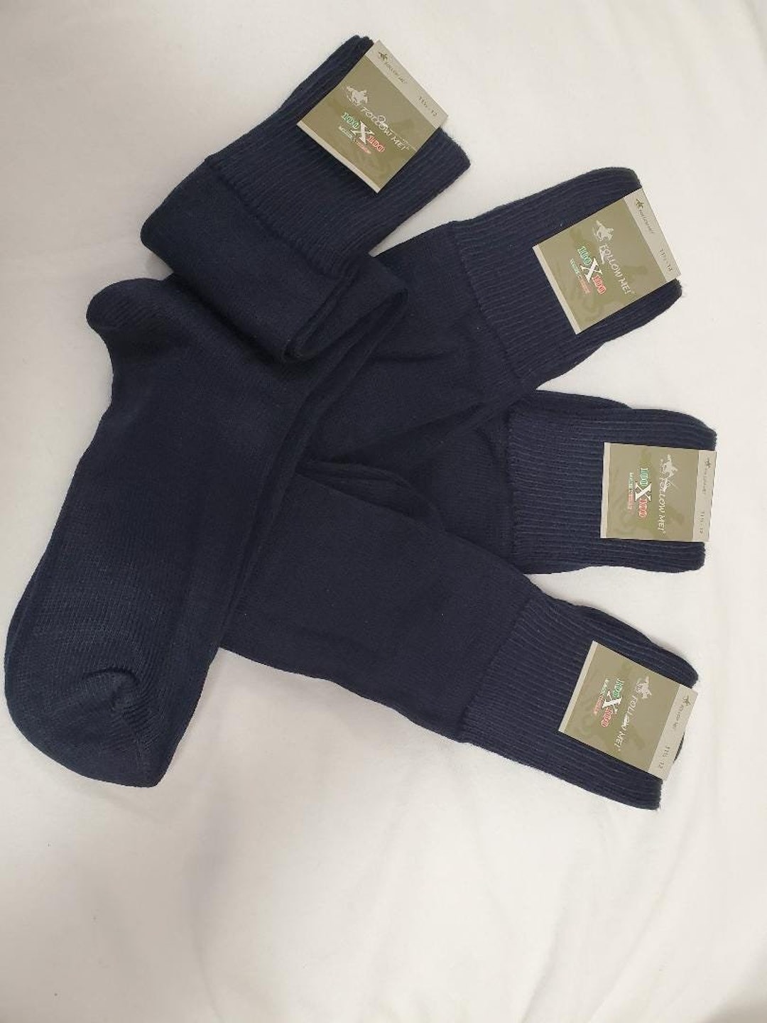 Genuine Italian Army Military Surplus Wool Socks Unissued New in Navy ...