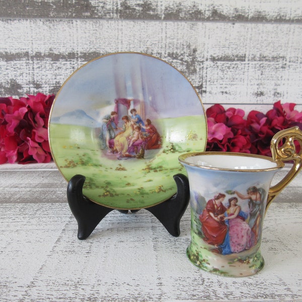 Antique Royal Vienna Tea Set - Etsy