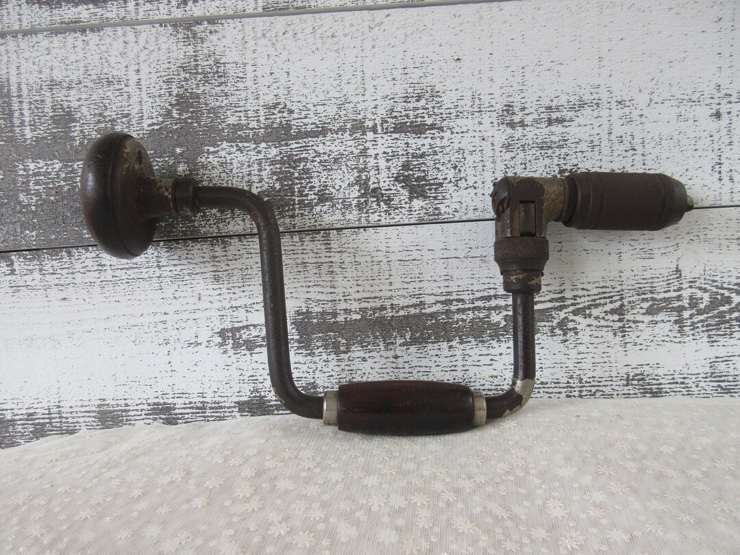 Old-fashioned Hand Drill - Classic Vintage Manual Tool for DIY Projects ...