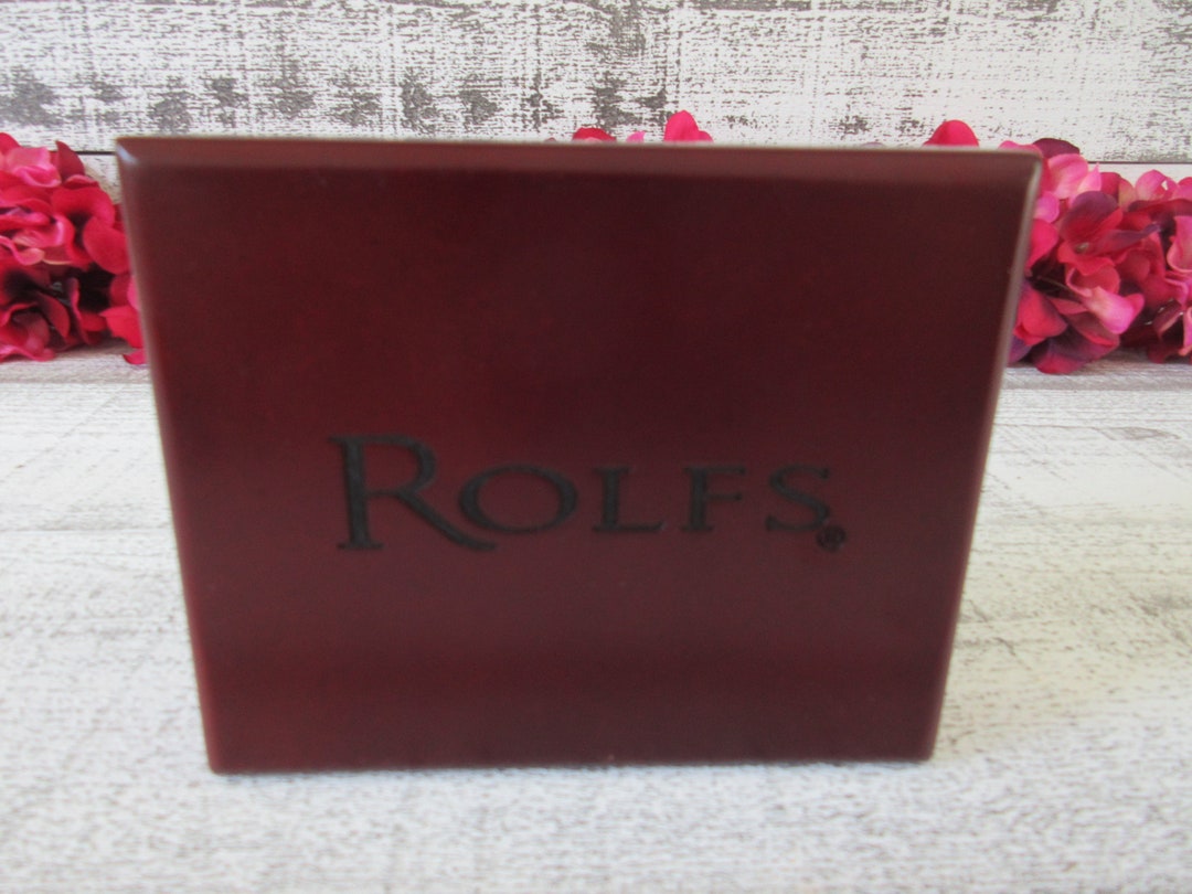 Genuine Leather Rolfs Flip Wallet Set With Valet Box - Perfect Gift ...