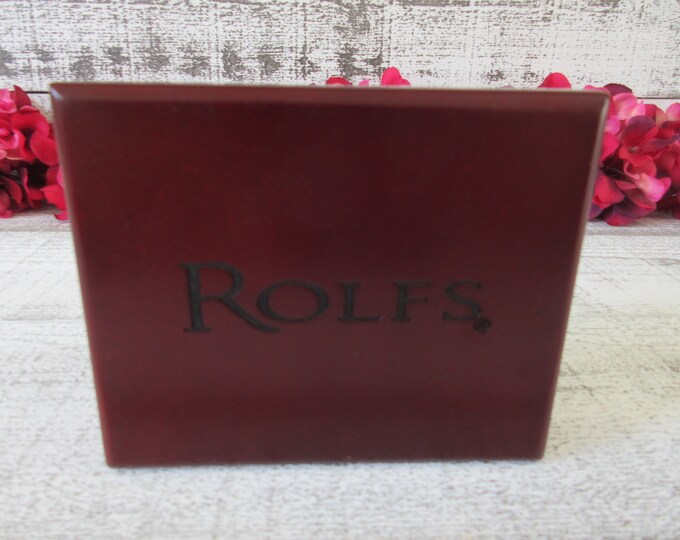 Genuine Leather Rolfs Flip Wallet Set With Valet Box - Perfect Gift ...