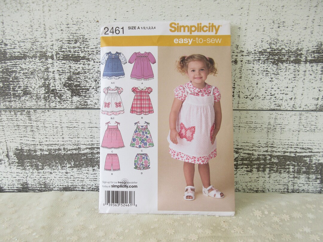 Simplicity Easy to Sew Pattern - Etsy