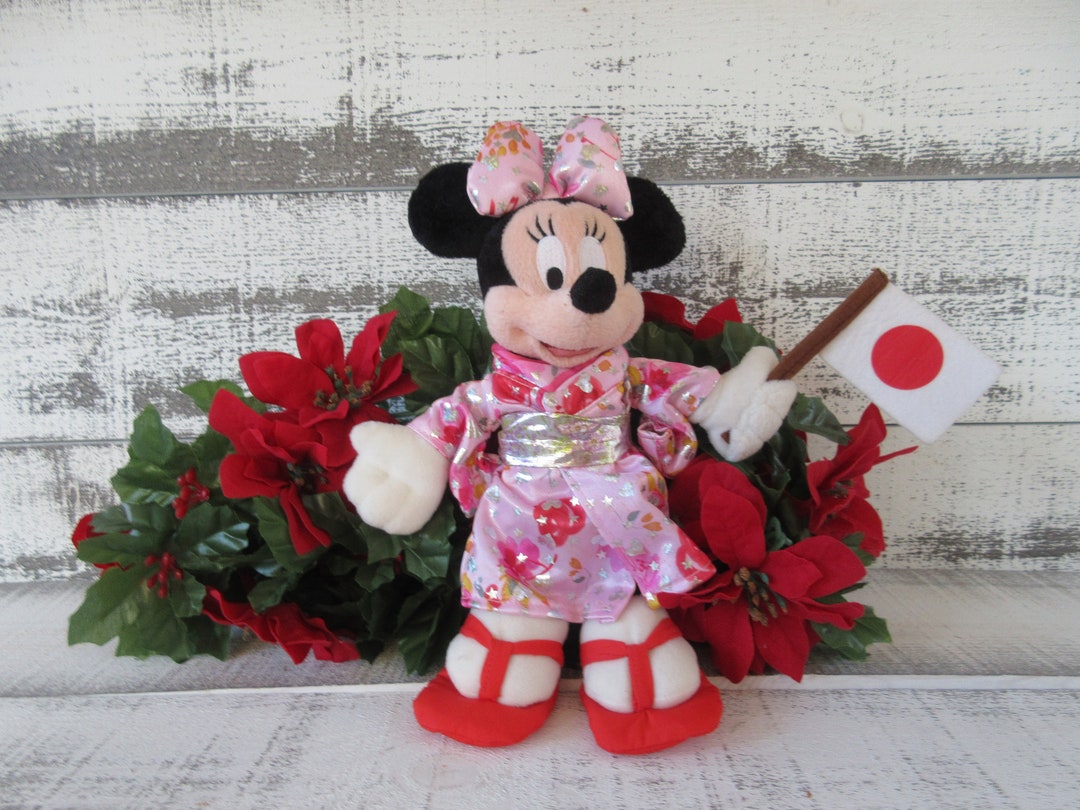 Adorable Walt Disney Japan Minnie Mouse Bean Bag - Perfect for Disney ...