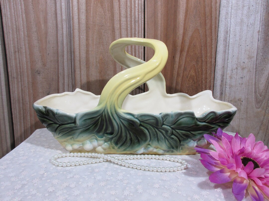 Vintage Hull Basket Planter 51 - Etsy
