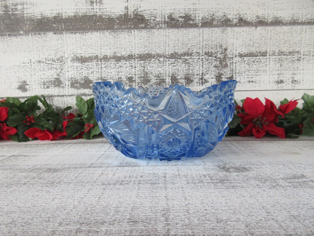 Vintage LE Smith Blue Comet Stars Bowl - Celestial Home Decor - Etsy