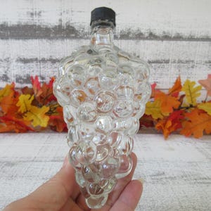 Trendy Grape Cluster Glass Bottle Decor - Etsy