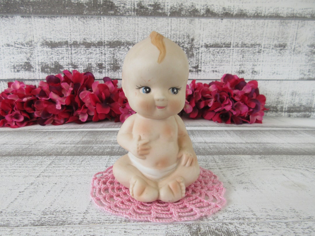 Antique-inspired Kewpie Doll Powder Shaker - Whimsical Nursery Accent ...