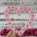 Valentine's Day Pink and Red Heart Decor - Romantic Home Accent - Etsy