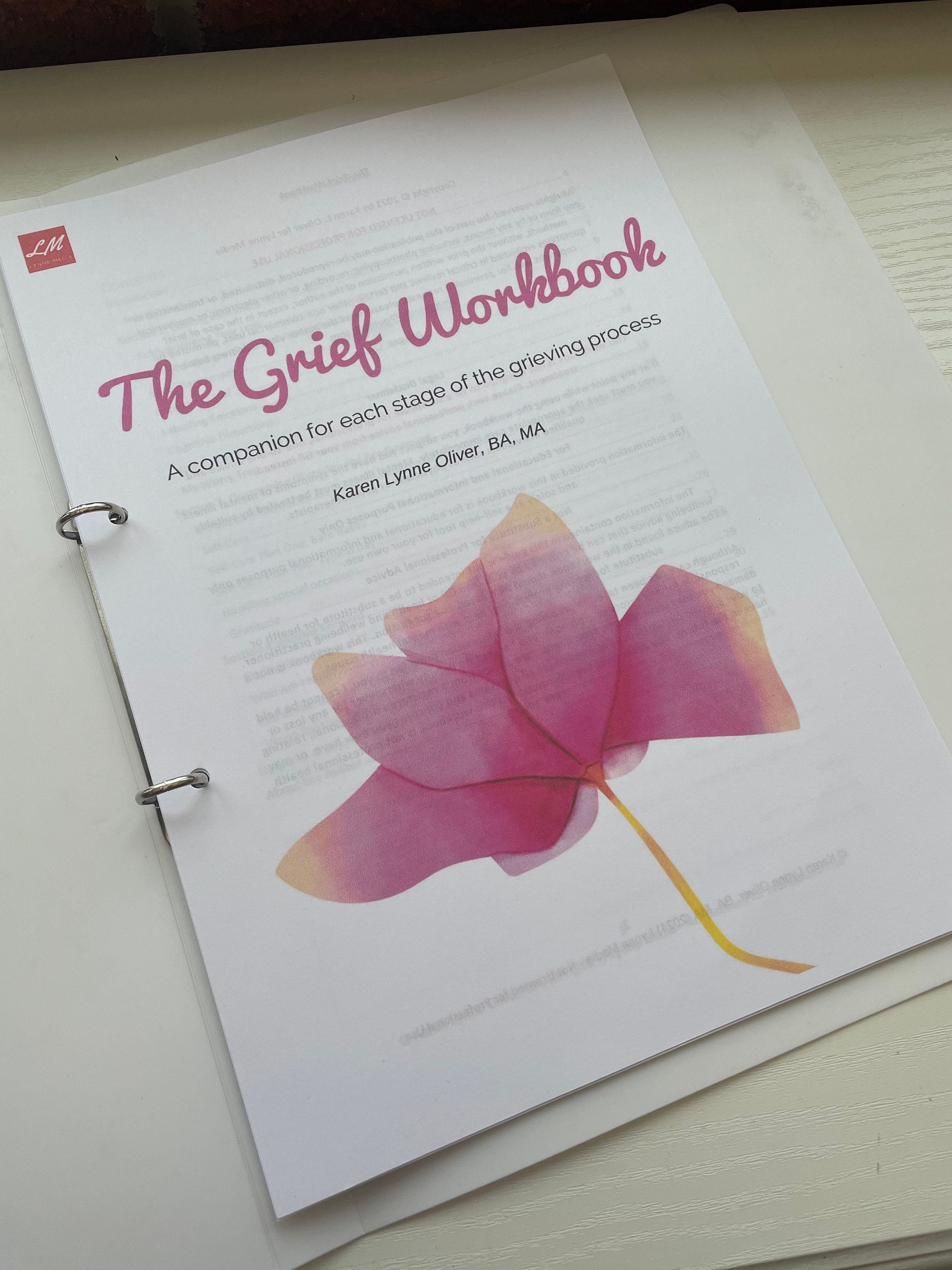 The Grief Workbook Your Companion Throughout the Grieving Process Cbt ...
