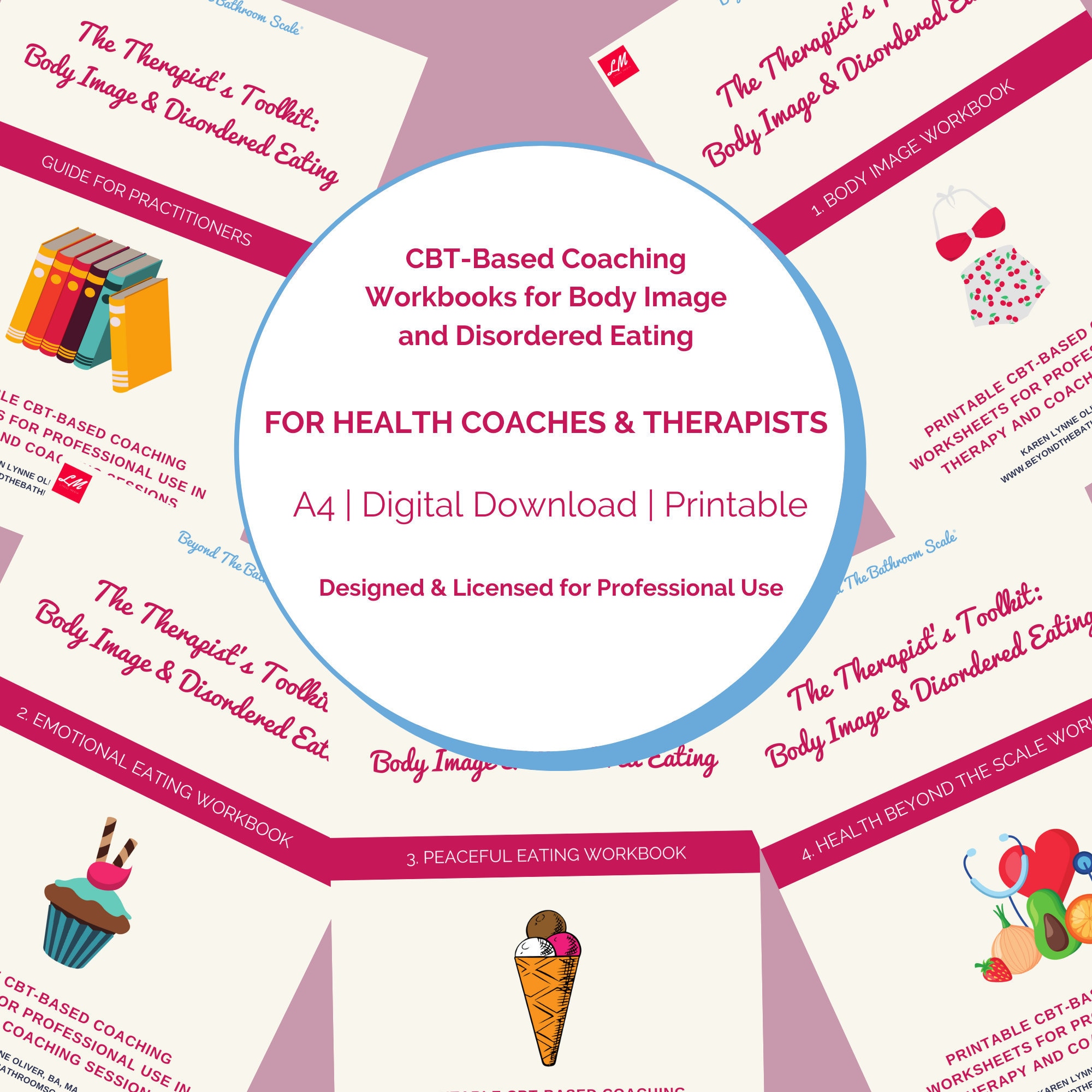 Body Image & Disordered Eating CBT Workbooks Digitally - Etsy UK