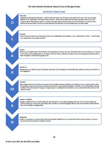Stress & Anxiety: The Printable Workbook - 64 pages of CBT-based ...