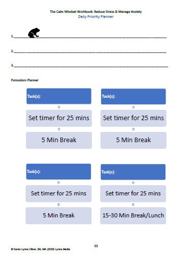 Stress & Anxiety: The Printable Workbook - 64 pages of CBT-based ...