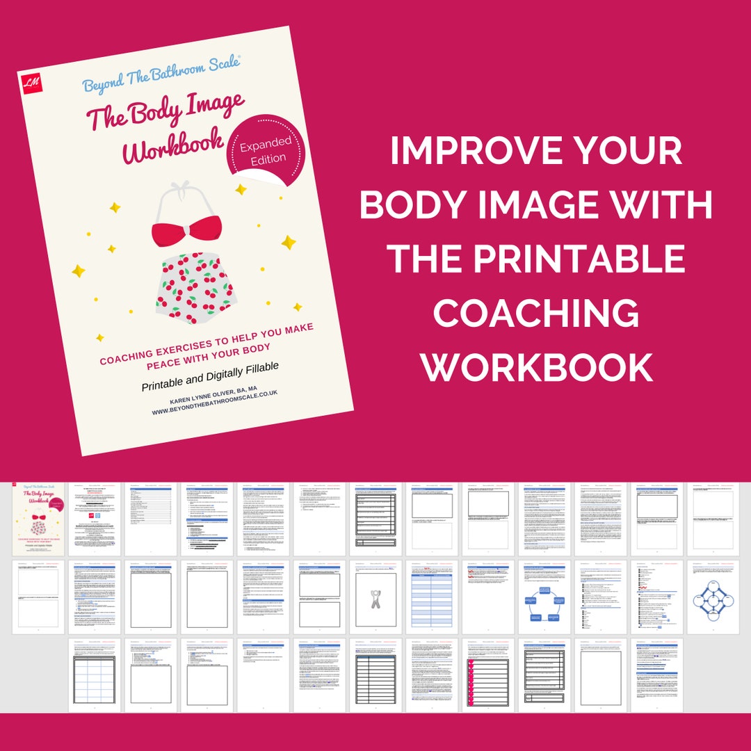 Body Image Workbook Body Positive Coaching Exercises for Body ...