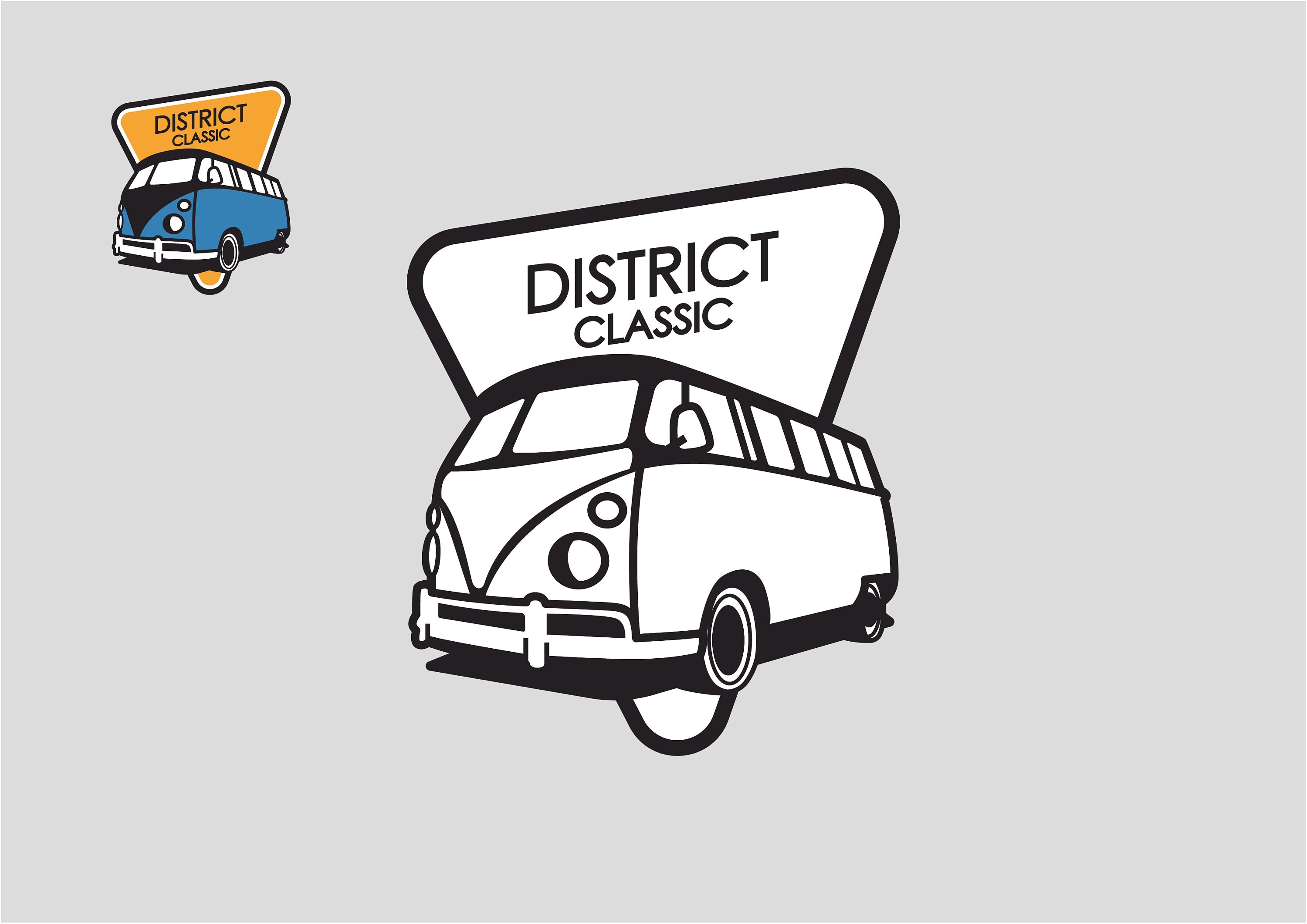 Coloring Stickers - VW Van - Etsy