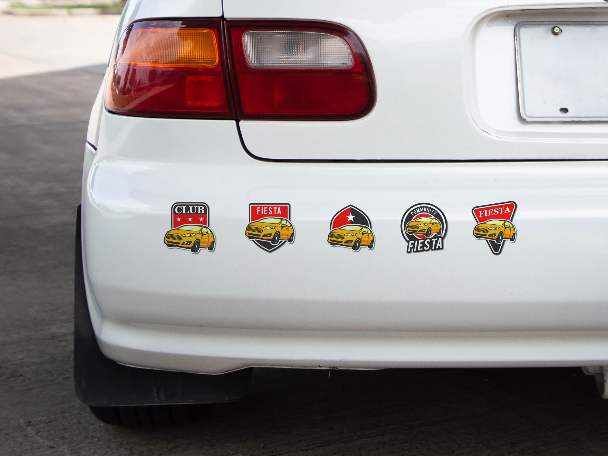 Coloring Stickers - Ford Fiesta - Etsy