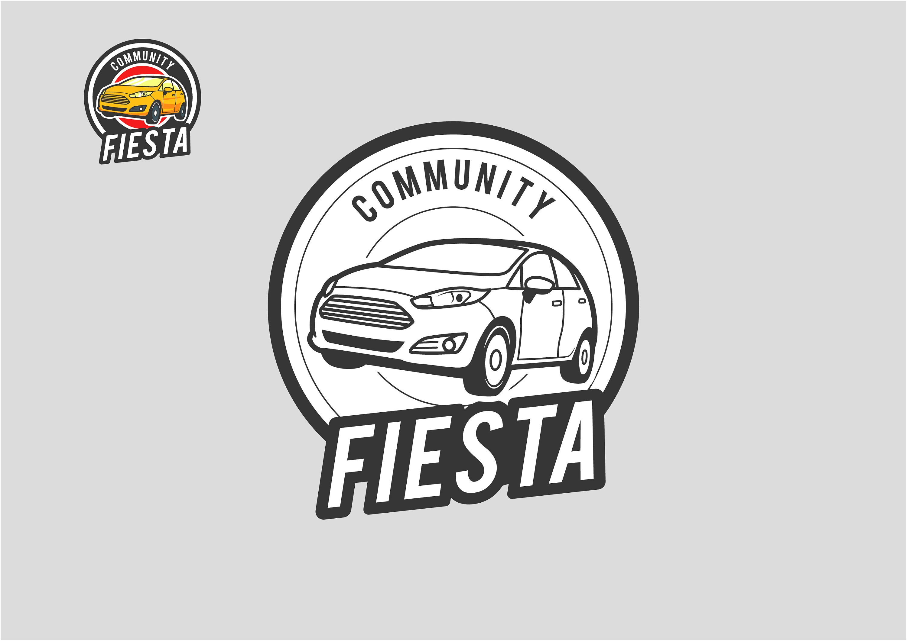 Coloring Stickers - Ford Fiesta - Etsy