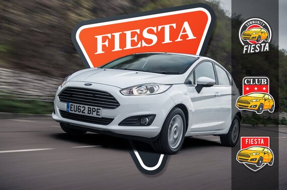 Coloring Stickers Ford Fiesta | Etsy