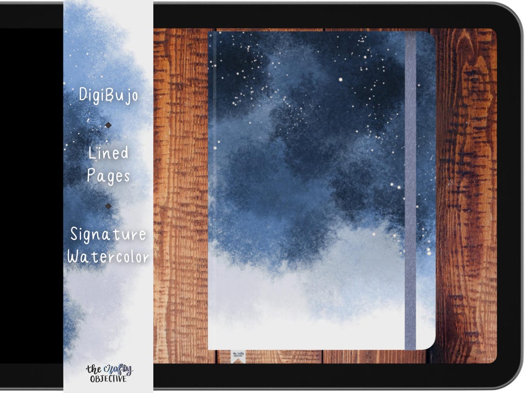 Digibujo Digital Bullet Journal | Crafty Objective Signature Watercolor ...