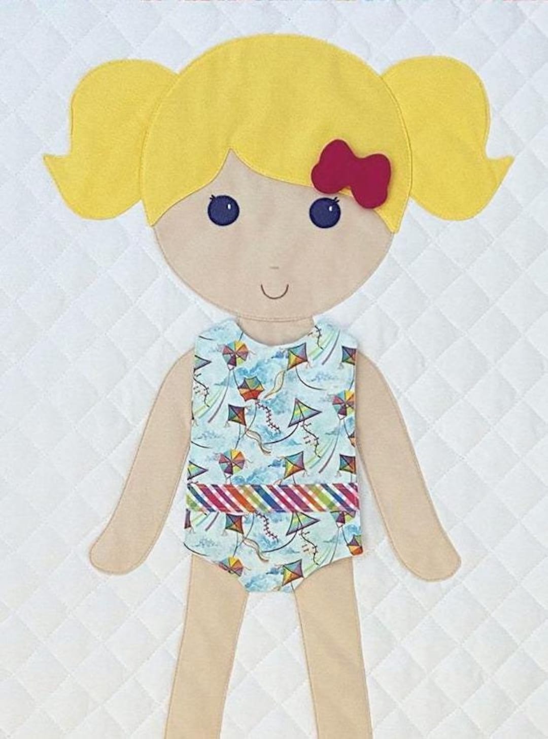 Printed Swimsuit Pattern, Paper Doll Blanket Clothing Pattern, Swimsuit ...