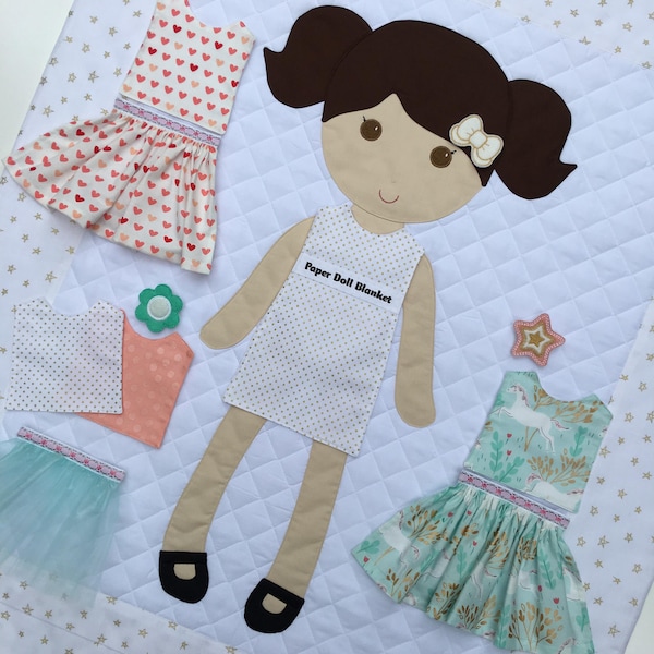Paper Doll Quilt Block - Etsy