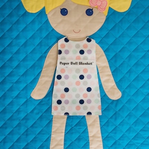 Paper Doll Blanket, the Original Paper Doll Blanket Pattern, Paper Doll Quilt, Paperdoll Quilt ...