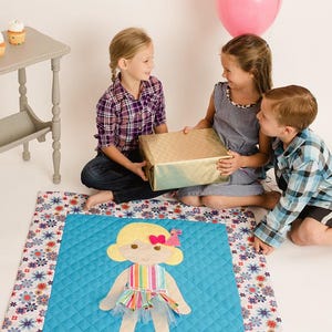PDF Party Dress Pattern, Digital Pattern, Paper Doll Blanket Clothing ...