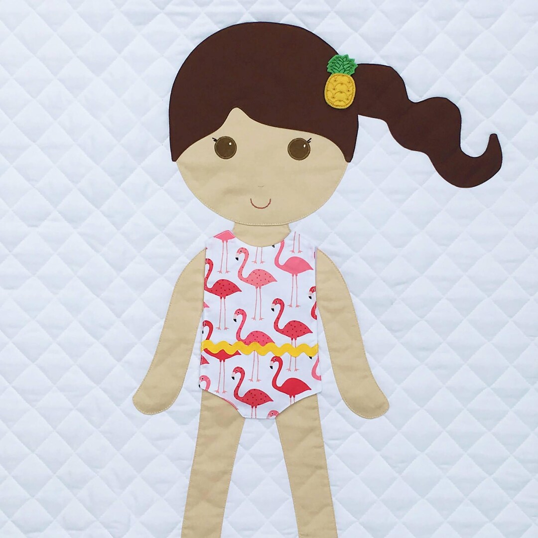PDF Swimsuit Pattern, Digital Pattern, Paper Doll Blanket Clothing ...