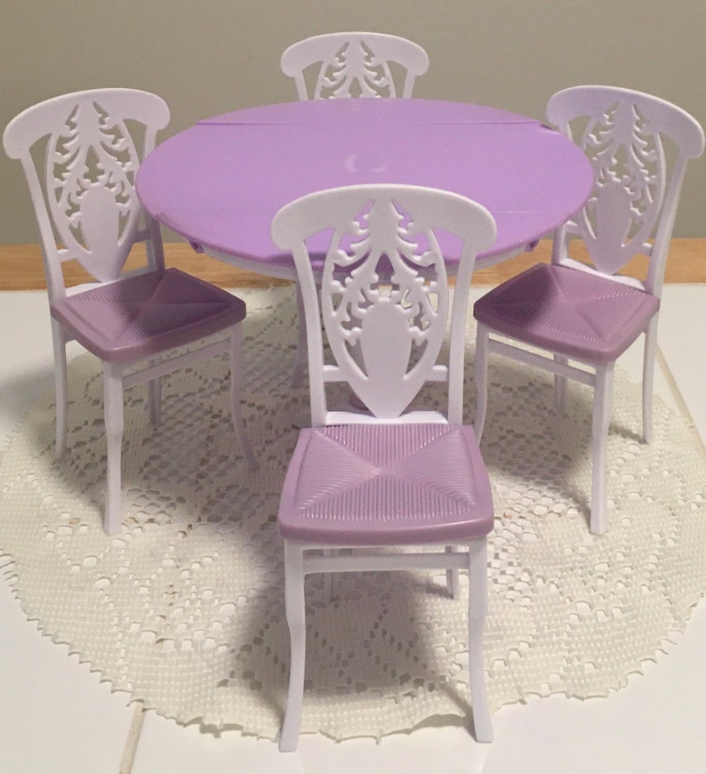 Vintage Barbie Kitchen Furniture Set: My House 2007, Lavender Table ...