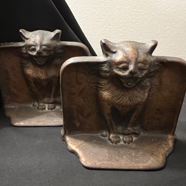 Cat Bookends - Etsy