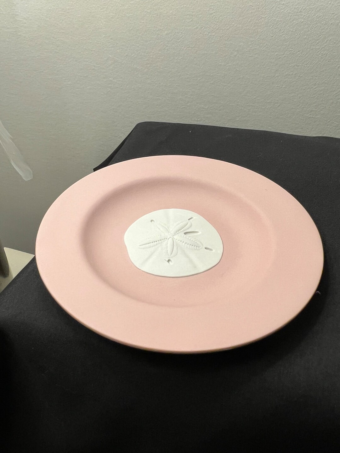 Small Vintage Pink Wedgwood Jasperware Pin Ring Dish With Sand Dollar ...