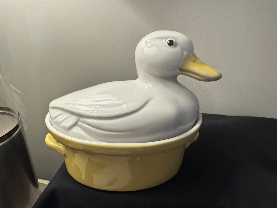 Vintage Hall Carbone Ceramic Covered Baking Dish Soup Tureen Casserole ...