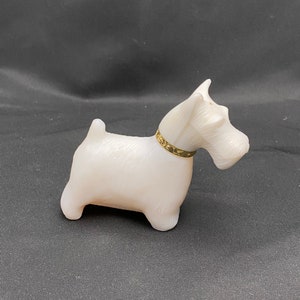 Vintage Avon Scottish Westin White Scottish Terrier Glass Perfume ...