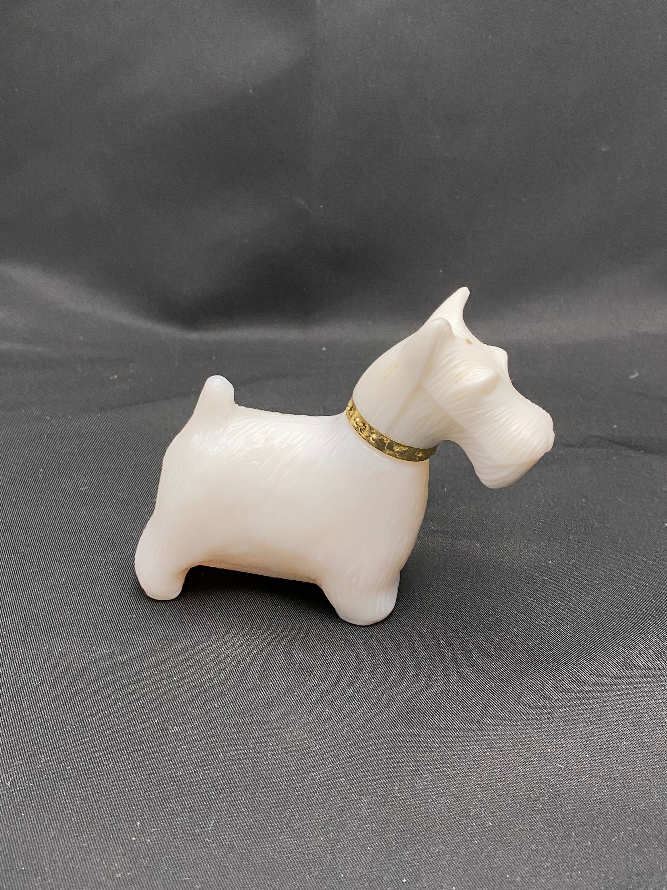 Vintage Avon Scottish Westin White Scottish Terrier Glass Perfume ...