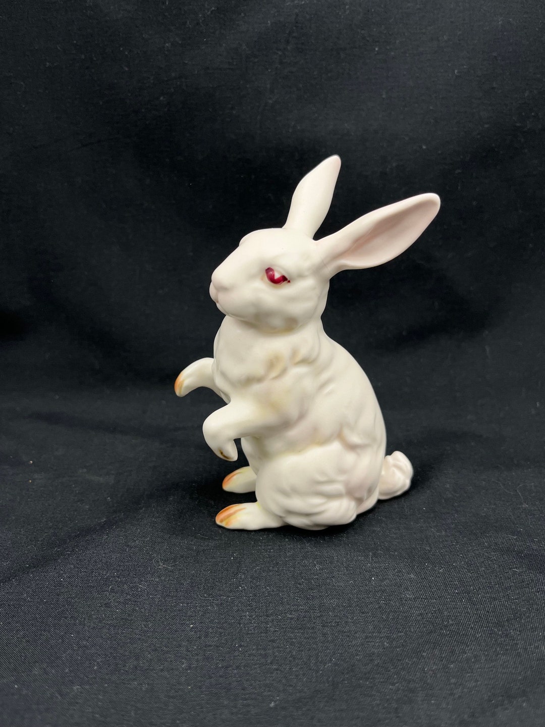 Vintage Porcelain Lefton Rabbit . - Etsy